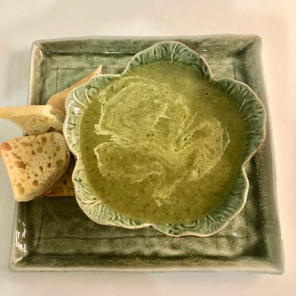 Creamy Lettuce Soup - Jules of the Kitchen