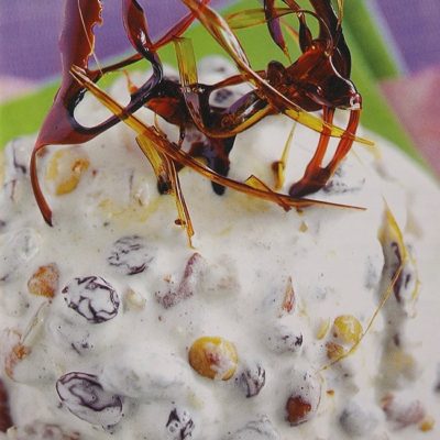 Yuletide Ice Cream Bombe - Jules of the Kitchen