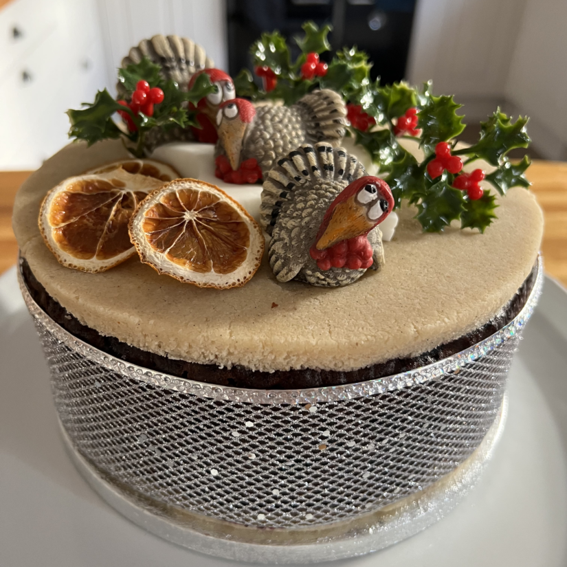 Festive Boozy Fruit Cake - Jules of the Kitchen